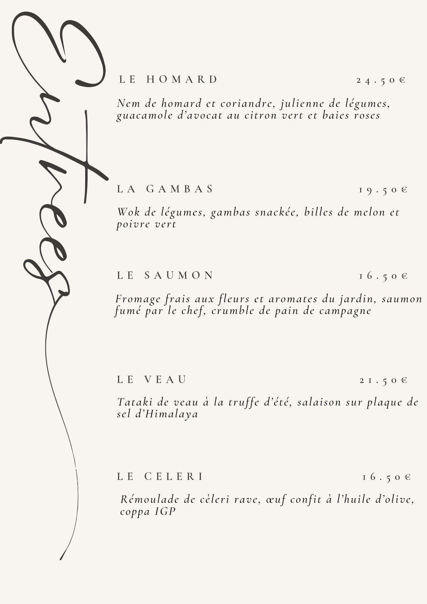 Notre Carte – Alex'ception