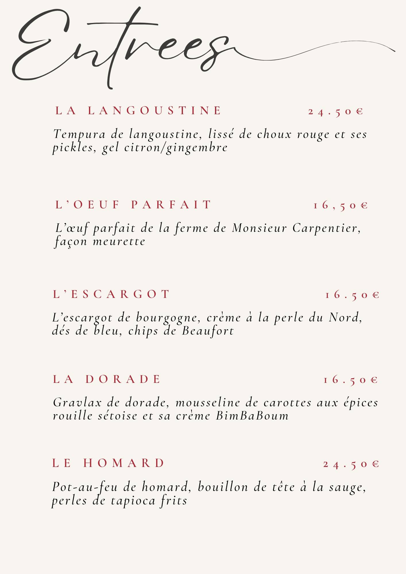 Notre Carte – Alex'ception